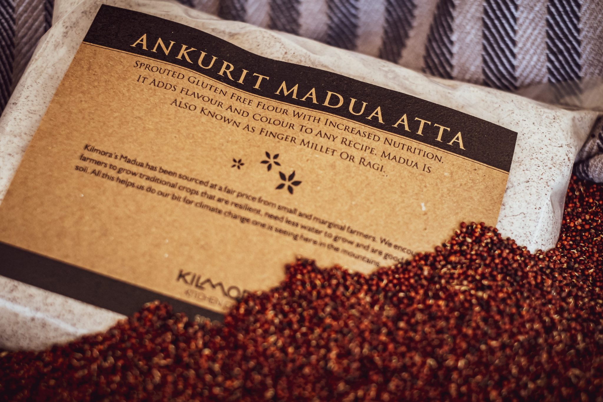 Ankurit Madua Atta (Sprouted Ragi / Finger Millet Flour) – Kilmora